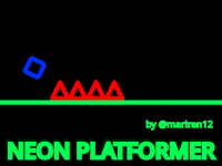 Play Neon Platformer - Free Online Scratch Game