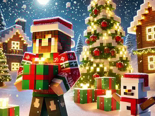 Puzzle De Noël Minecraft : Plaisir Festif En Pixel Art - Jouez ...