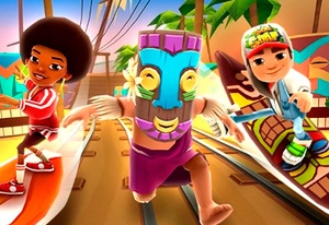 Play Subway Surfers: Space Station - Free Online Subway Game