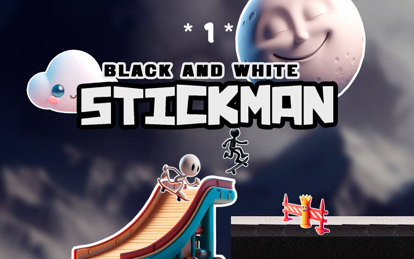Play Black And White Stickman - Free Online Stickman Game