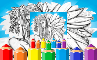Fairy Coloring Pages - Play free online - CrazyGames-Poki