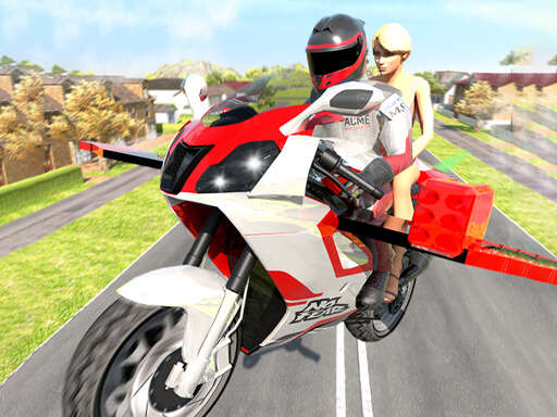Flying Motorbike Driving Simulator - Play free online - CrazyGames-Poki