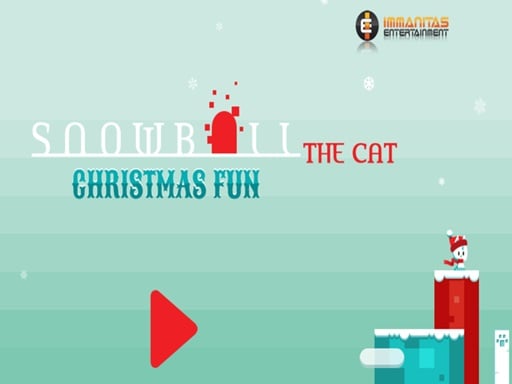 Play Snowball The Cat Christmas Fun - Free Online Clicker Game