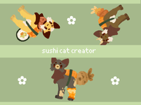Play Sushi Cat Creator - Free Online Scratch Game