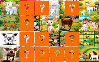Farm Animals Memory Cards - Play free online - CrazyGames-Poki