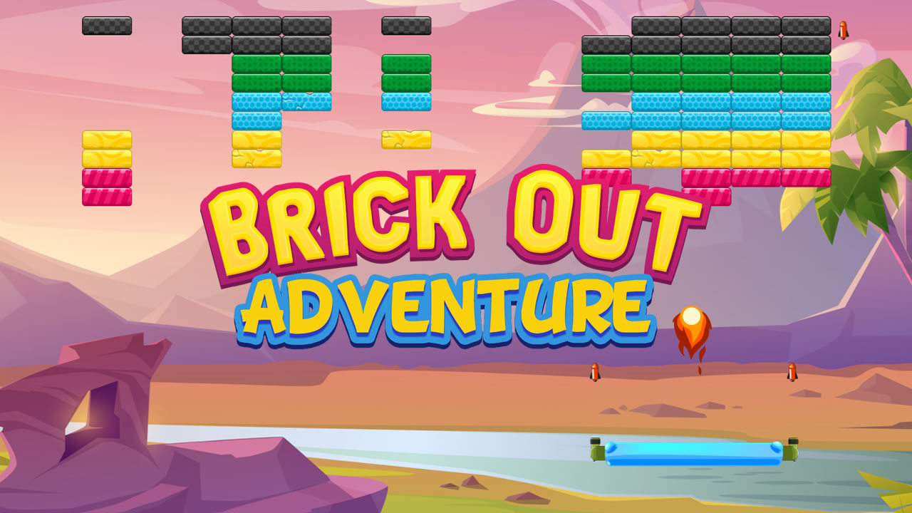 Play Brick Out Adventure - Free Online Retro Bowl Game