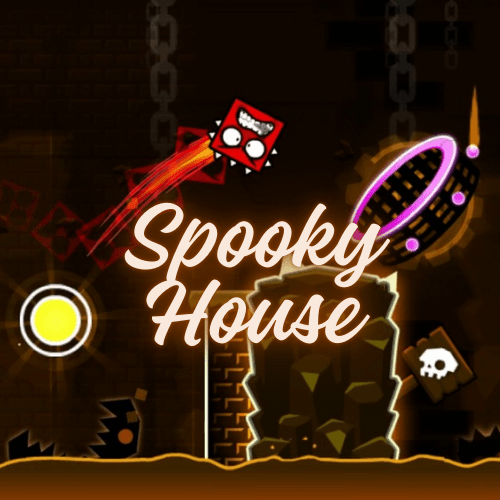 Play Geometry Dash Spooky House - Free Online Geometry Dash Game