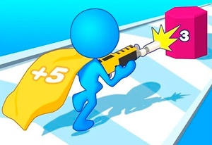 Play Cloak Master: Shooter Run - Free Online Stickman Game