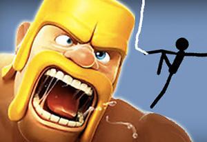 Play Spider Stickman: Clash Of Clans - Free Online Stickman Game