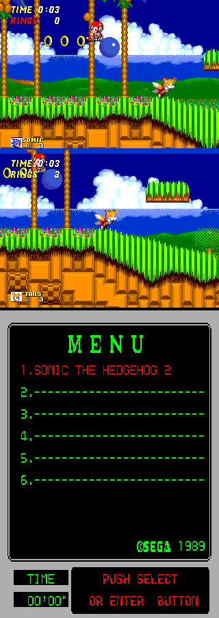 Play Sonic The Hedgehog 2 (Mega-Tech) - Free Online Arcade Game