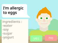 Play Food Allergy Controller - - Free Online Scratch Game