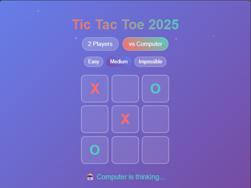 Tic Tac Toe 2025 - العب مجاناً على الإنترنت - CrazyGames-Poki