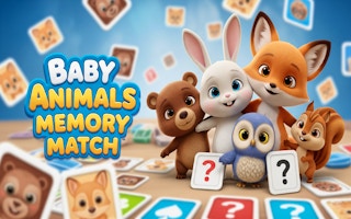 Baby Animals Memory Match - Play free online - CrazyGames-Poki
