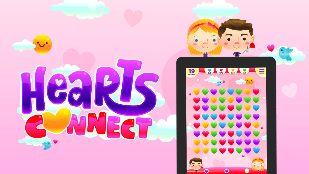 Hearts Connect - Play free online - CrazyGames-Poki