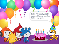 Play Scratch Days: Birthday Candles - Free Online Scratch Game