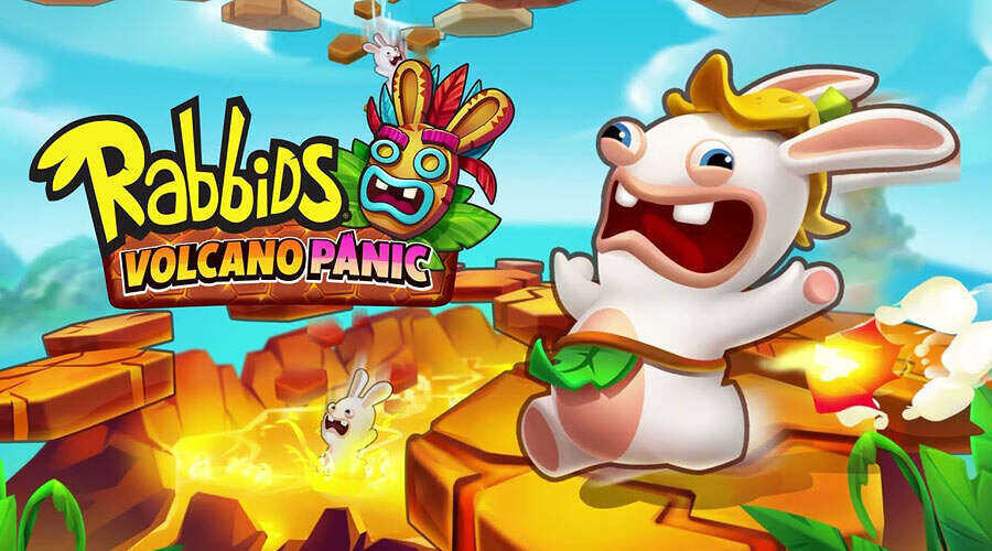Play Rabbids Volcano Panic - Free Online Clicker Game
