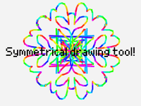 Play Symmetrical Drawing Tool - Free Online Scratch Game
