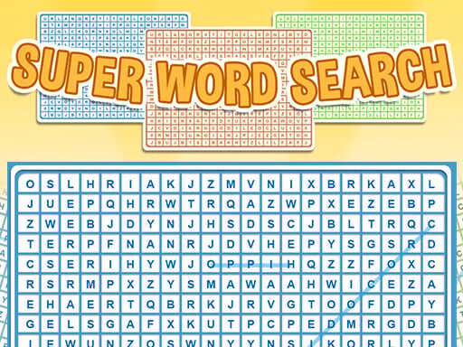 Super Word Search Game - Play free online - CrazyGames-Poki