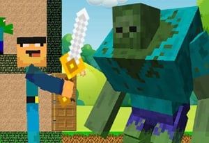 Play Noob Vs Pro: Boss Level - Free Online Boss Game