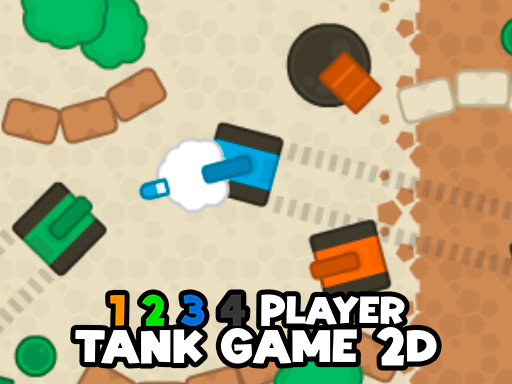 Play 1 2 3 4 Player Tank Game 2D - Free Online Arcade Game