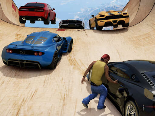 Gta V Stunt - Sky Driver 2 - Juega gratis en línea - CrazyGames-Poki