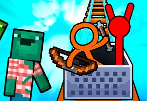 Stickman Carts: Roller Coaster Stick - Play free online - CrazyGames-Poki