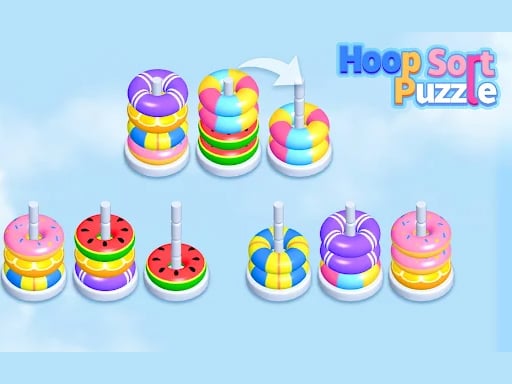 Hoop Stack Sort Puzzle 3D Game - Play free online - CrazyGames-Poki