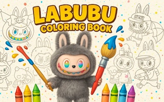 Labubu Coloring Book - Play free online - CrazyGames-Poki