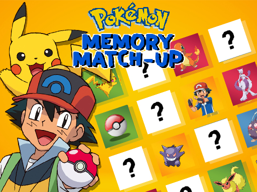 Pokemon Memory Match Up - Play free online - CrazyGames-Poki