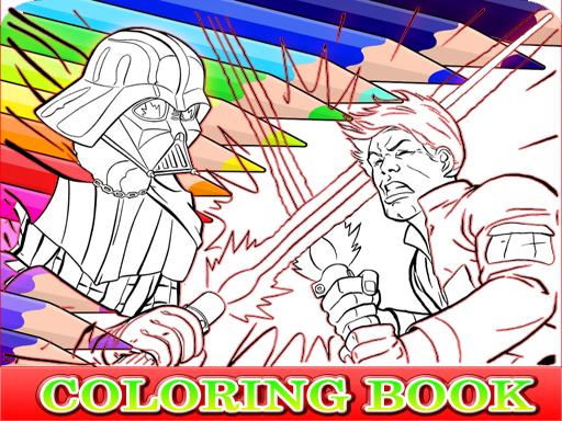 Coloring Book For Darth Vader - Play free online - CrazyGames-Poki