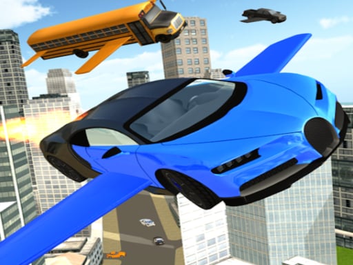 ULTIMATE FLYING CAR CRAZY - Play free online - CrazyGames-Poki