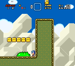 Spiele Sonic In SMW - Kostenloses Online-Sonic-Spiel