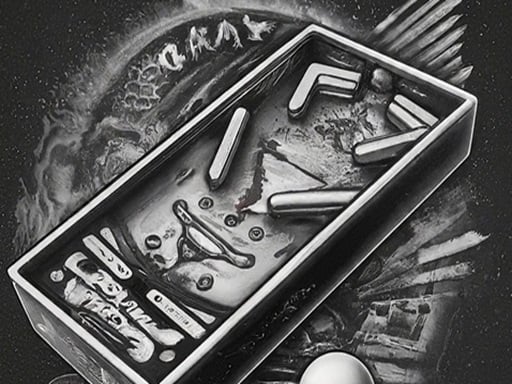 Pinball Black N White - Play free online - CrazyGames-Poki