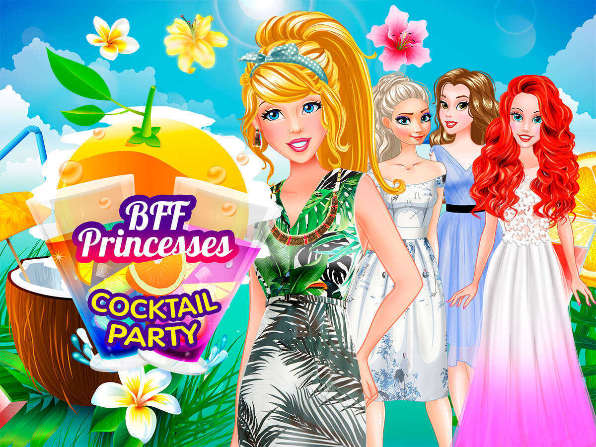 Cocktail Party De Princesas BFF - Juega gratis en línea - CrazyGames-Poki