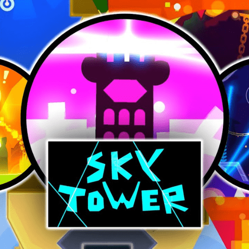 Play Geometry Dash Sky Tower - Free Online Geometry Dash Game