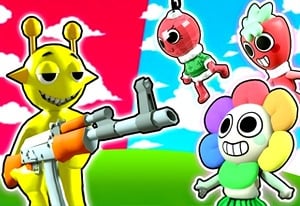 Play Sprunki Vs Dandy Shooter 3D - Free Online Shooting Game