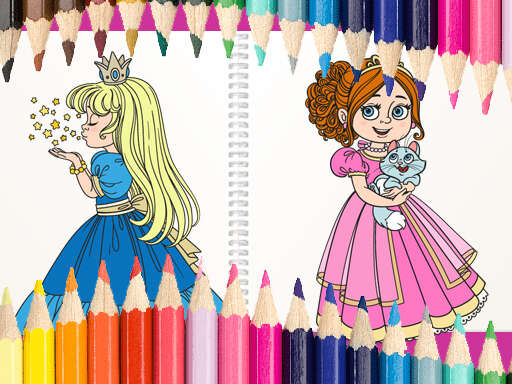 Princess Coloring Book - Play free online - CrazyGames-Poki