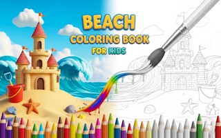 Beach Coloring Book For Kids - Play free online - CrazyGames-Poki