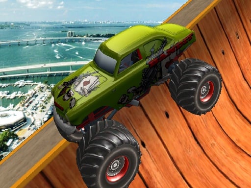 Monster Trucks Sky Stunts - Play free online - CrazyGames-Poki