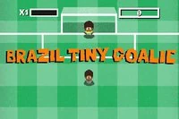 Play Brazil Tiny Goalie - Free Online Football Game