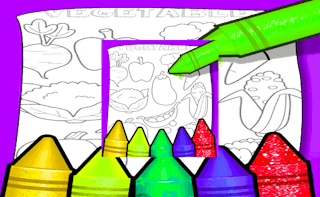 Fruits And Vegetables Coloring For Kids Printable - Play free online ...