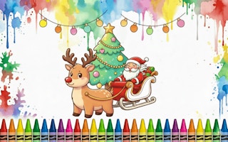 Kawaii Christmas Coloring Pages - Play free online - CrazyGames-Poki