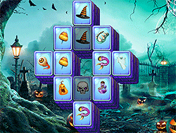 Play Spooky Halloween Solitaire Mahjong - Free Online Mahjong Game