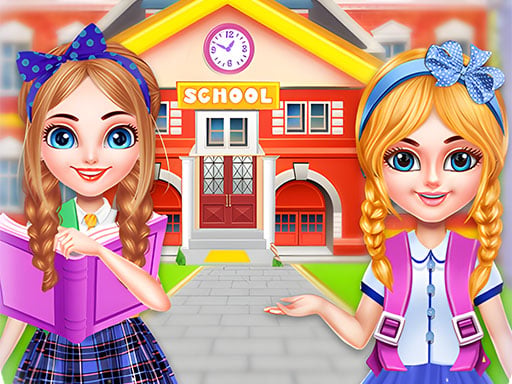 Twins Sisters Back To School - Play free online - CrazyGames-Poki