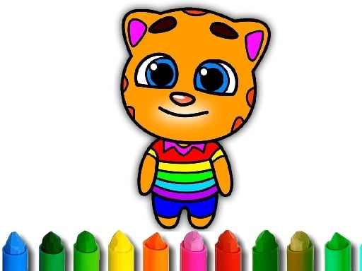 Talking Tom Coloring Book - Play free online - CrazyGames-Poki