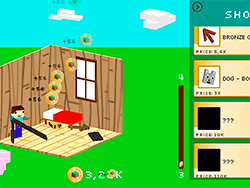 Play Build A Noob's House: 3D Clicker - Free Online Clicker Game