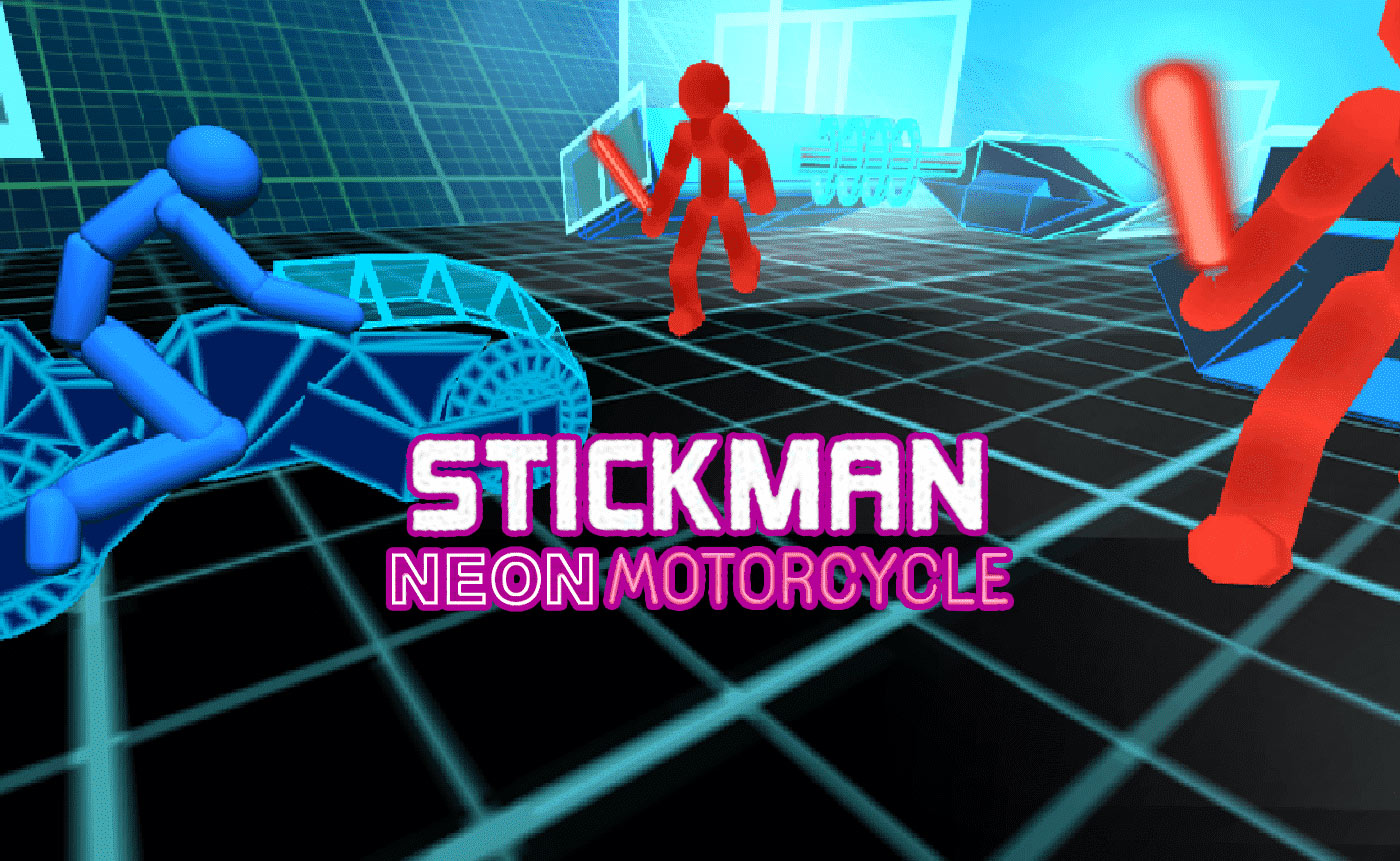Play Stickman Neon Motorcycle - Free Online Stickman Game