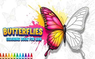 Butterflies Coloring Book For Kids - Play free online - CrazyGames-Poki