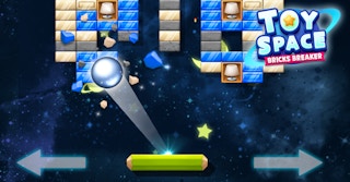 Play Toy Space Bricks Breaker - Free Online Retro Bowl Game