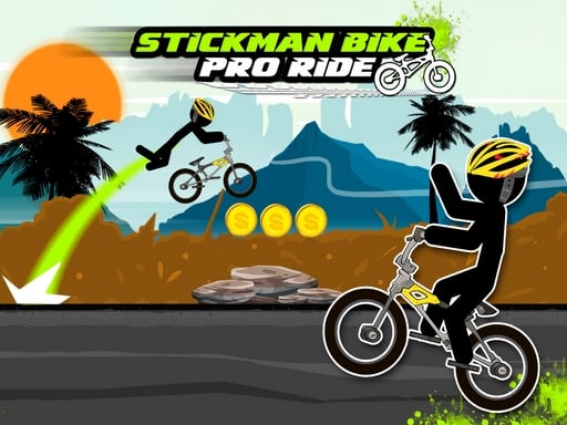 Stickman Bike : Pro Ride - 免费在线玩 - CrazyGames-Poki